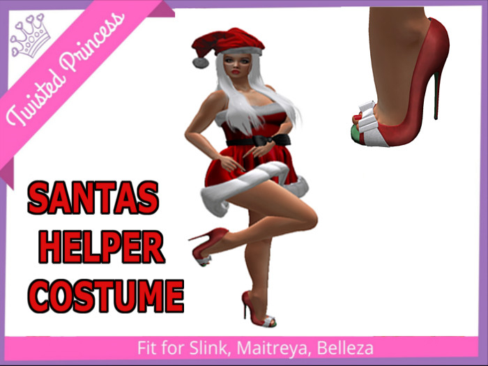 Second Life Marketplace Tp Santas Helper Costume